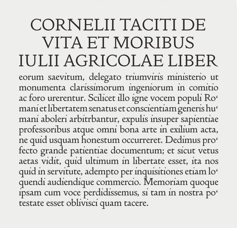 The Doves Type® – Typespec